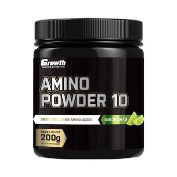 Amino powder 10 200g Growth Supplements - Aminoácidos - Magazine Luiza