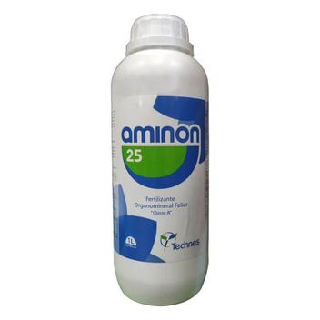 Aminon 25 - Fertilizante Organomineral Foliar - 1 Litro - Technes ...