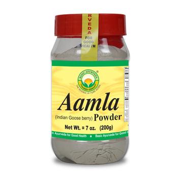 Amla Powder BASIC AYURVEDA 200g de groselha indiana orgânica ...