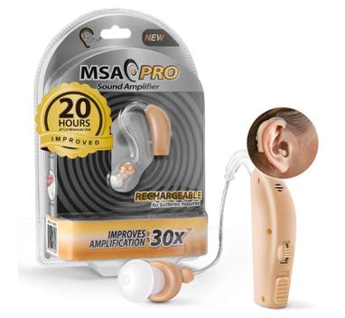 Amplificador de som MSA PRO 30X recarregável até 20h nu - MSA 30X ...