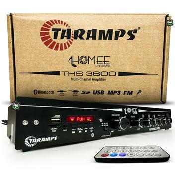 Amplificador Receiver Bluetooth THS 3600 Taramps Bt Aux Usb - Receiver - Magazine Luiza