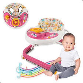 Andador De Bebê Infantil Musical Sonoro - Styll Baby Cor Rosa ...