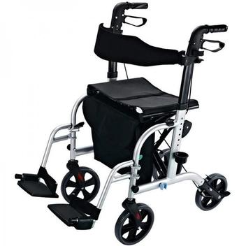 Andador ortopédico assento Cadeira de rodas 2x1 - Mobil saúde - Cadeira ...