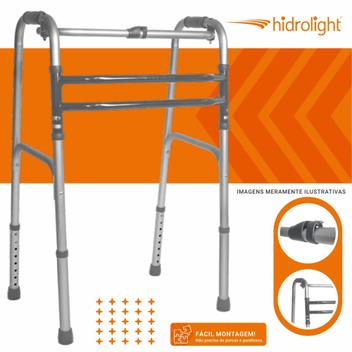 Andador para Adulto até 130kg - SC300 - Hidrolight - Aluminio leve ...