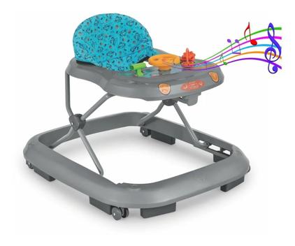 Andador para Bebê Infantil Musical Tutti Baby - Cinza - Tuttu Baby ...