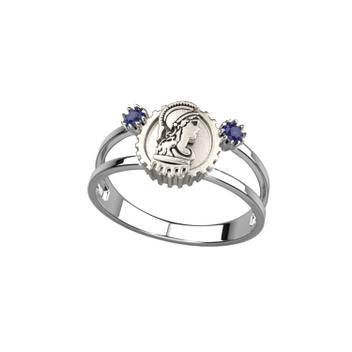 Anel Engenharia Deusa Minerva - Prata 925- Gemas Naturais - Família ...