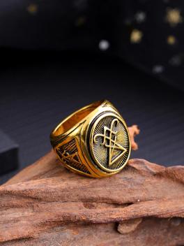 Anel Lucifer Satanás - Estilo Punk Retro para Homens - Kits / Conjuntos ...