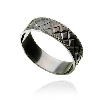 Anel Masculino Arabesco Ródio Negro 25 - W.Buscatti - Anel - Magazine Luiza