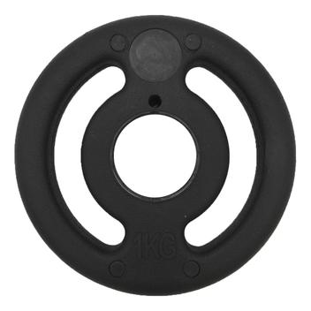 Anilha 1kg olímpica injetada vazada - unidade iniciativa fitness ...