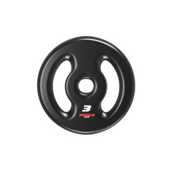 Anilha 3kg emborrachada preta - Rmg8 Fit - Anilha - Magazine Luiza
