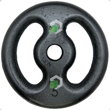 Anilha de Ferro Fundido Pintada - 5 Kg - 2M FITNESS - Anilha - Magazine ...