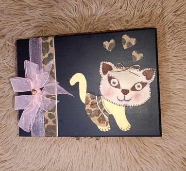 Animal print mala personalizada, mala modelo gata - Minha Marlylloth ...