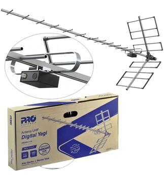 Antena Digital Yagi Alto Ganho Longo Alcance 4k 18dbi Rural Boca Jacaré - PROELETRONICS - Antena ...