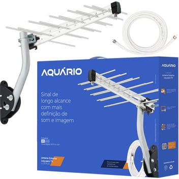 Antena Externa Digital 20 Elementos 4k Vhf Uhf Hdtv Cabo Mastro Lu ...