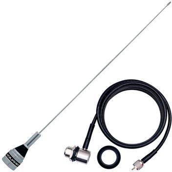 Antena Móvel Vhf 1/4 200w 50cm M-300c Cabo Coaxial Mini Motorola 5,5 Metros - AQUARIO - Antena ...