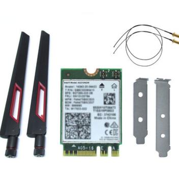 Antena Placa Wireless Wifi 2,4/5ghz Intel Ax210 M.2 Bluetooth - SBS ...