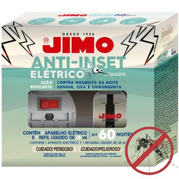 Anti-Inset Elétrico KIT 60 Noites - JIMO - Inseticidas - Magazine Luiza