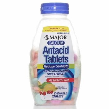 Antiácido de Cálcio Frutas Sortidas - 150 Comprimidos Mastigáveis (4 ...