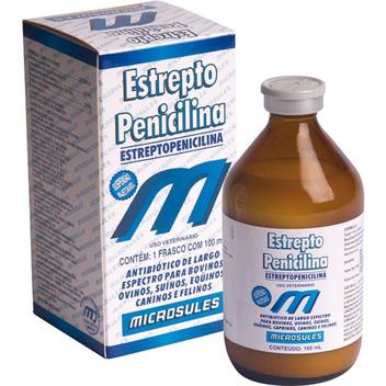 Antibiótico Microsules Estreptopenicilina Injetável 100ml - Antibiótico ...