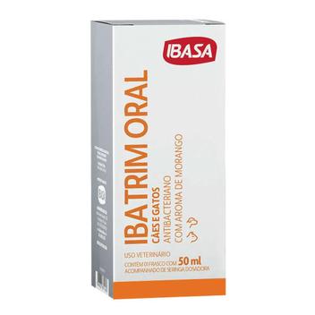 Antimicrobiano Ibasa Ibatrim Oral para Cães e Gatos - Antibiótico Pet ...
