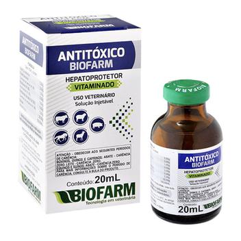 Antitóxico Injetável 20ml - Biofarm - Antitóxico - Magazine Luiza