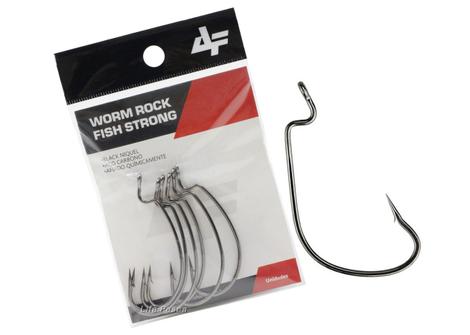 Anzol Albatroz Worm Rock Fish Strong Nº 2/0 - Cartela C/ 6 Peças ...