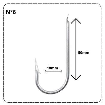 Anzol Chapinha Galvanizado Ou Niquelado Sem Furo Pesca Caixa Fechada ...