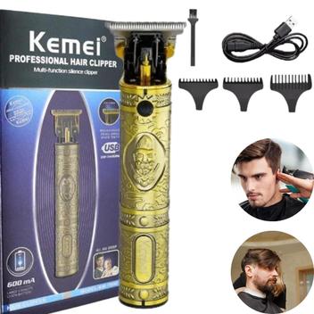 Aparador de Pelo Kemei KM, Design Exclusivo e Funcional - LIPPIN - Aparador de Pelos, Barba e ...