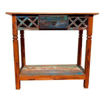 Aparador Excelence Rustico 1m 1 Gaveta 1 Prateleira em Madeira de ...