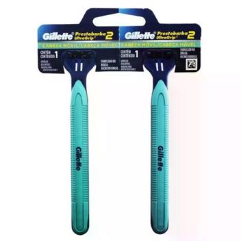 Aparelho de Barbear Prestobarba Ultragrip Azul Móvel Gillette ...