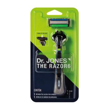 Aparelho de Barbear The Razon 6 Lâminas Dr.Jones com 1 Unidade - Dr Jones - Lâmina e Carga para ...