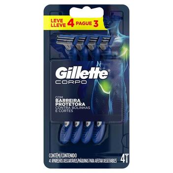 Aparelho de Depilação Gillette Corpo - Leve 4 Pague 3 - GILLETTE DO ...