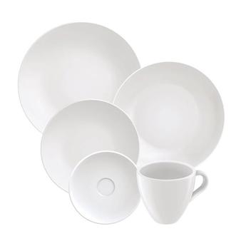 Aparelho De Jantar Tramontina Leve Cupê Em Porcelana 20 Peças 96900084 ...