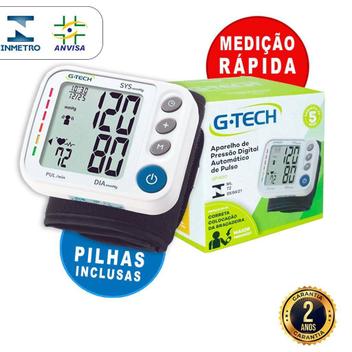 aparelho de pressao medidor digital arterial pulso automático - G-Tech ...