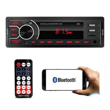 Aparelho de Som 5599 Carro Radio Automotivo Mp3 1 Din Bluetooth ...