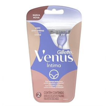 Aparelho depilatório gillette venus para área íntima 2 unidades ...