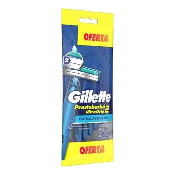 Aparelho Prestobarba Descartavel Com 5 Ultragrip 2 - Gillette ...
