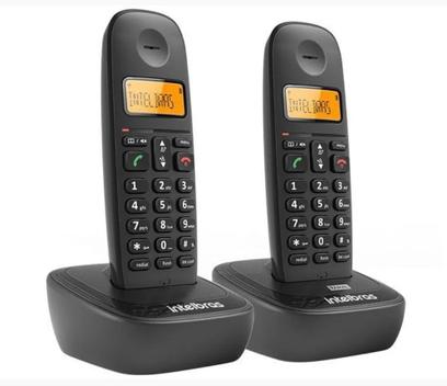 Aparelho Telefone Fixo Sem Fio Intelbras Longo Alcance com 1 Ramal ...