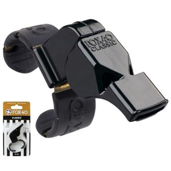 Apito FOX 40 Classic Dedal Preto - fox40 - Apito Esportivo - Magazine Luiza