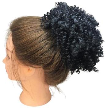 Aplique Coque Afro Puff Cacheado Cores Variadas-P90 - Hold Hair ...