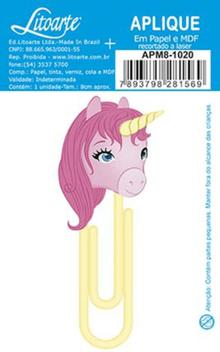 Aplique de MDF Clips Unic Rosa - APM8-1020 - LITOARTE - Decoupage ...