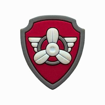 Aplique Kit 10 Peças Escudo Vermelho Emborrachado - RAE - Armarinhos ...