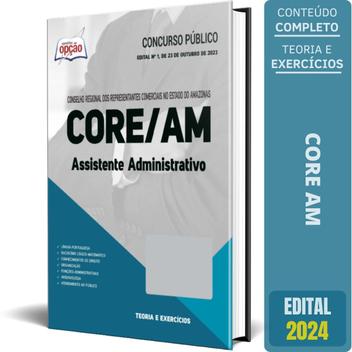 Apostila Concurso Core Am 2024 - Assistente Administrativo - Apostilas ...
