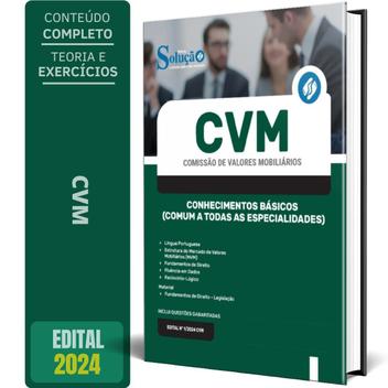 Apostila Cvm 2024 Conhecimentos Básicos Comum A Todas As - Editora ...