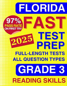 Apostila Florida FAST Test Prep Grade 3 Habilidades de leitura ...