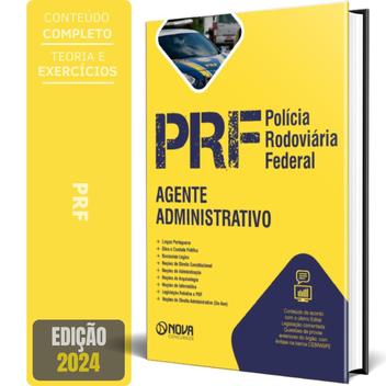 Apostila Prf 2024 - Agente Administrativo - Nova Concursos - Livros para Concurso - Magazine Luiza