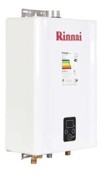 Aquecedor De Água A Gás 21l/min Gn Branco Digital 29000 Kcal - Rinnai ...
