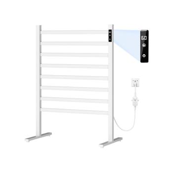Aquecedor de toalhas NRNFIT Electric Heated Freestanding 8 Bars ...