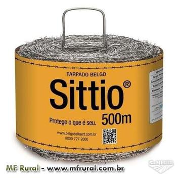 Arame Farpado 500 Metros Galvanizado 1.6mm Super Resistente 2 Fios ...