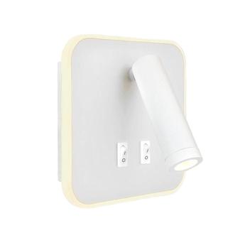 Arandela Cabeceira Leitura Led Interruptor Spot Branco Bet51 - Acienda ...